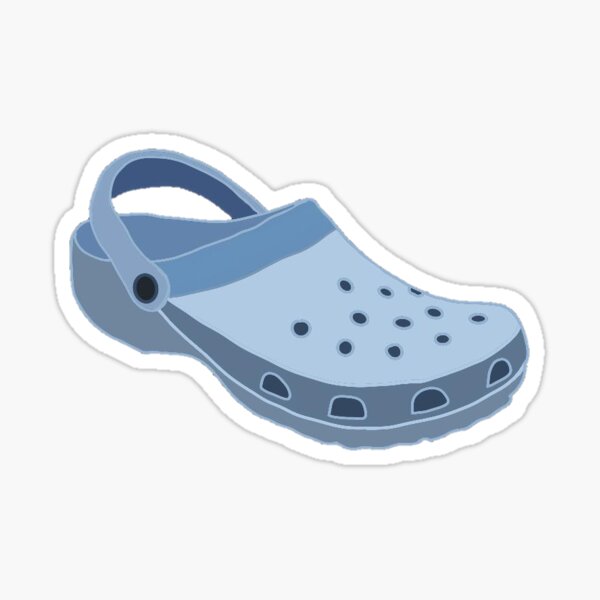"crocs sticker " Sticker for Sale by msfuddyduddy | Redbubble