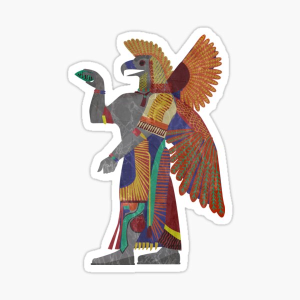 "The Mighty Ancient Sumerian Anunnaki" Sticker for Sale by Ancienttime ...