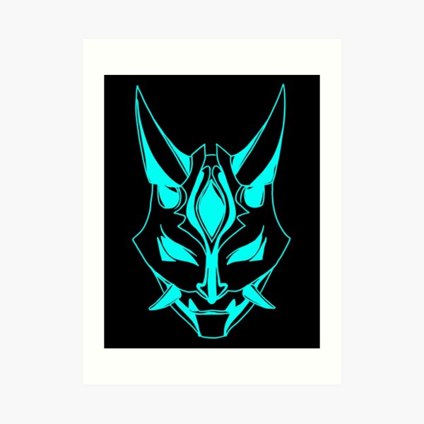 "Genshin Impact Xiao Mask" Art Print for Sale by Gatget002 | Redbubble
