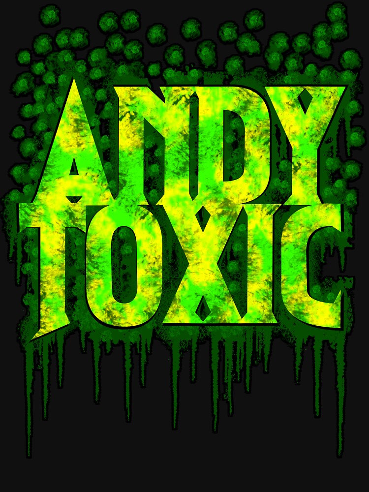 "Andy Toxic: Infectious Thrash (War Torn Edition) Logo" T-shirt for ...