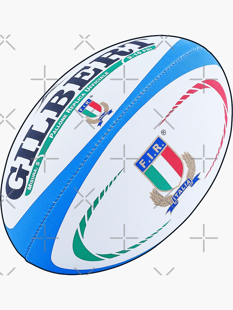 "Italian RUGBY Team Ball" Sticker for Sale by fomodesigns | Redbubble