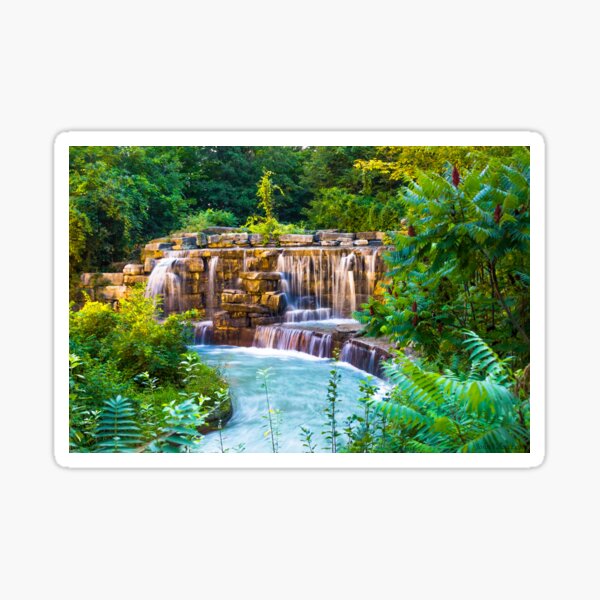 "Waterfall" Sticker for Sale by baneling | Redbubble