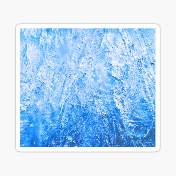 "Blue Ice Crystal Background" Sticker for Sale by Rittichai | Redbubble