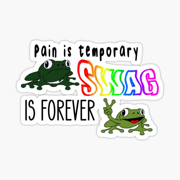 "Swag Frogs" Sticker for Sale by estrellapaiz | Redbubble