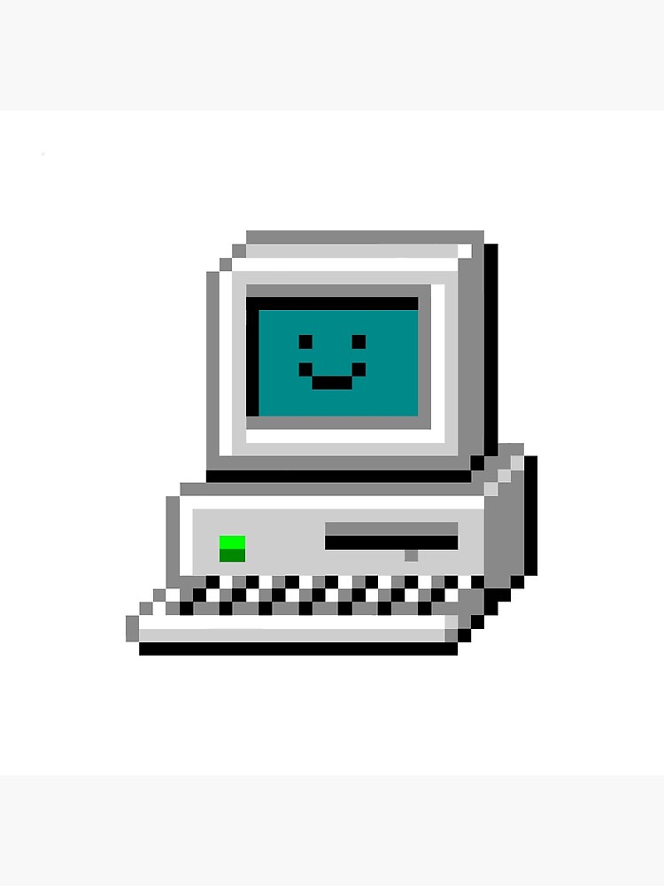 "Retro Computer Smile, Green" Poster for Sale by catcomputer | Redbubble