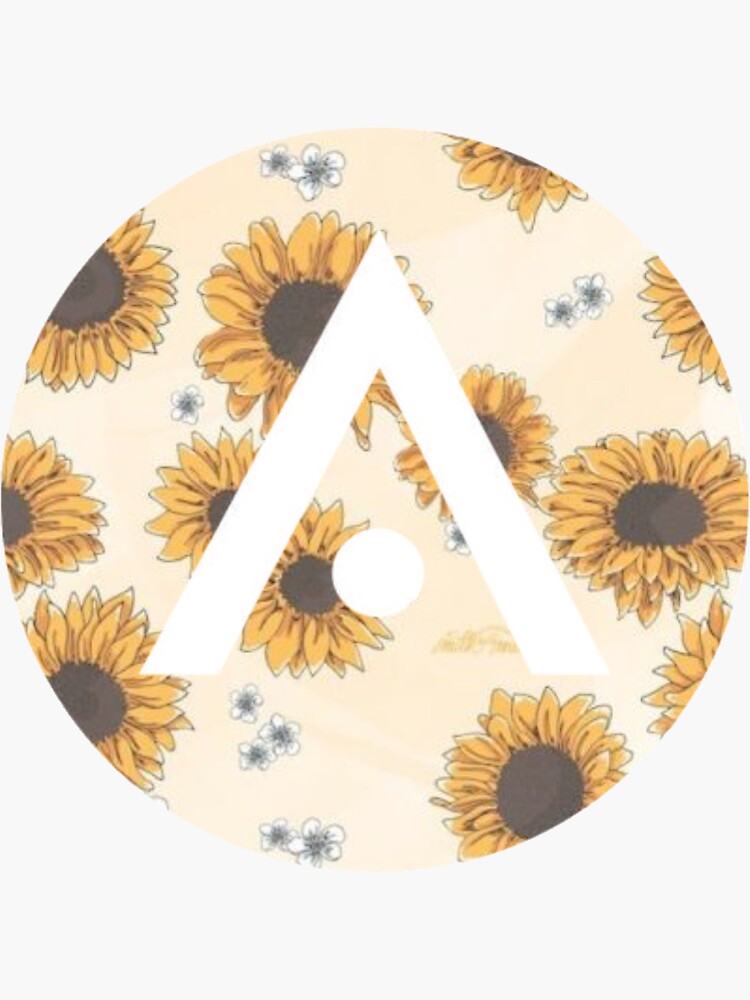 "Sunflower Aveda Logo" Sticker by Dalaura | Redbubble