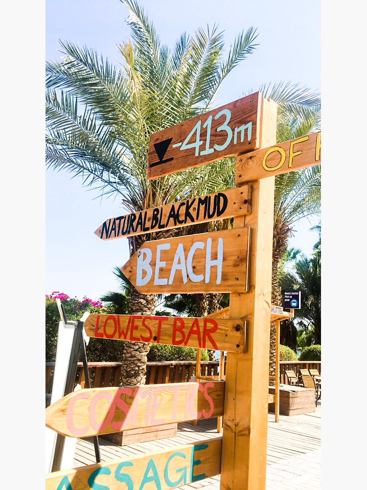 "Wooden Bar Direction Sign" Sticker for Sale by thegraypocket | Redbubble