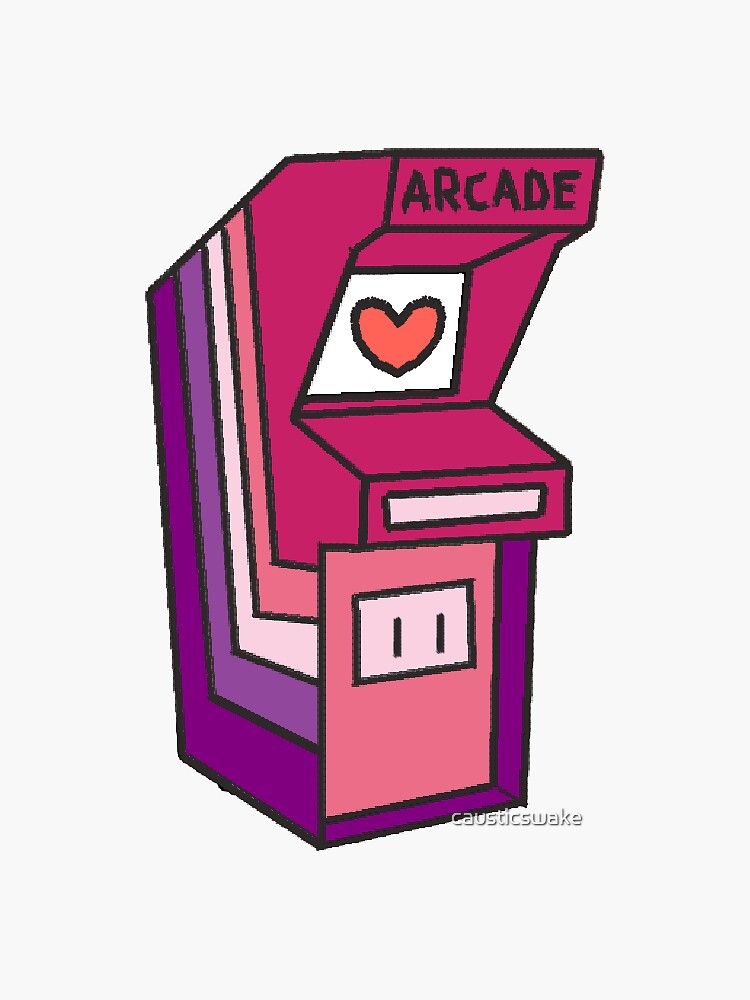 "Arcade Machine - Aceflux" Sticker for Sale by causticswake | Redbubble