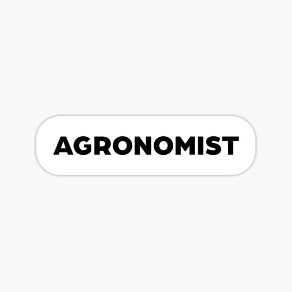 "Agronomist Profession" Sticker for Sale by MagicSpread | Redbubble