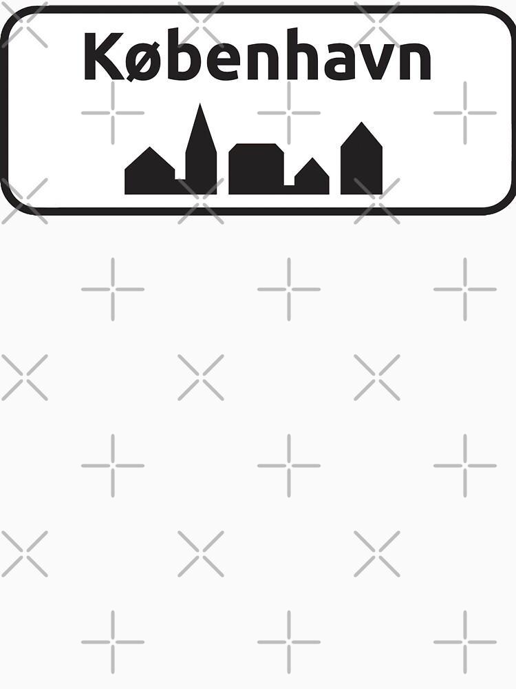"København byskilt" T-shirt for Sale by fozks | Redbubble | copenhagen ...