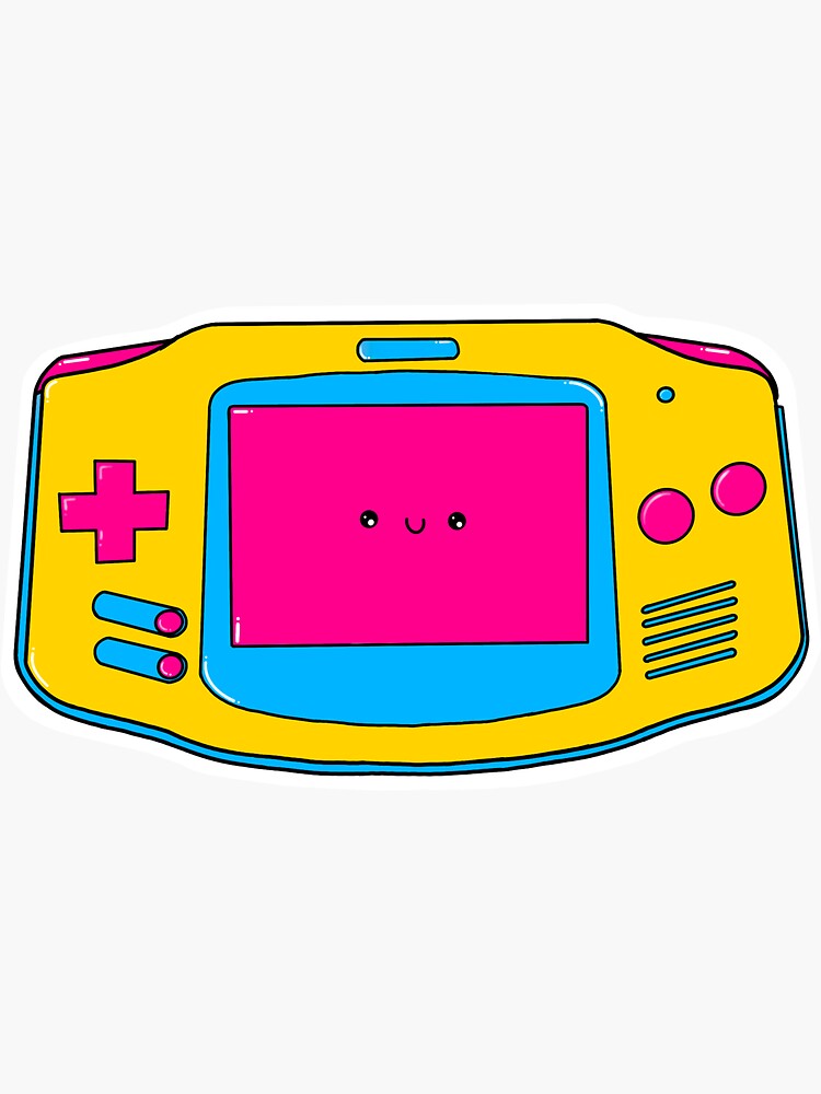 "Pansexual Gaming Console Pride Rainbow Cute Chibi Hidden Retro Gamer ...