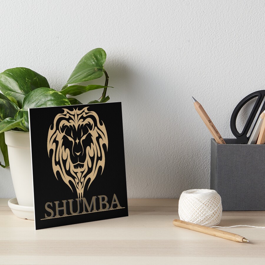 "Shumba | Lion | Shona Totem" Art Board Print by KeleCo | Redbubble