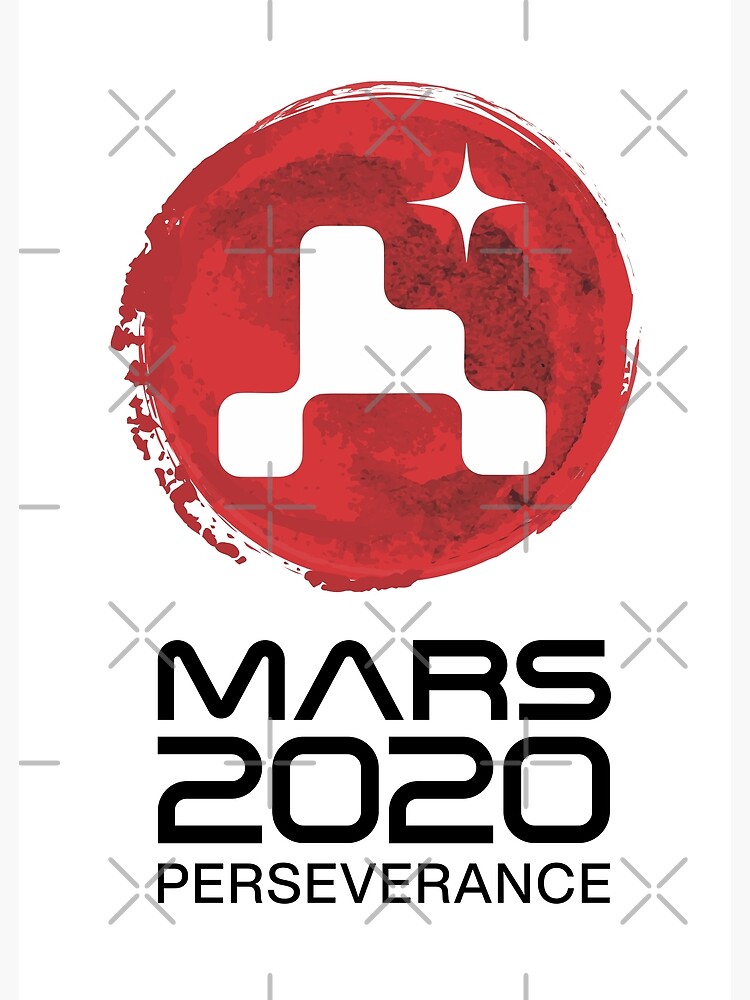 "MARS 2020 PERSEVERANCE ROVER GRAPHICS LOGO" Poster for Sale by DRMRKT ...