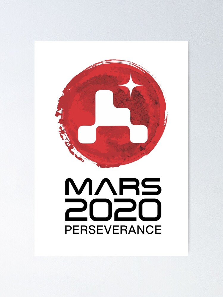"MARS 2020 PERSEVERANCE ROVER GRAPHICS LOGO" Poster for Sale by DRMRKT ...
