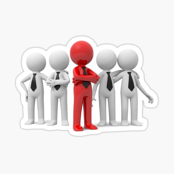 "Leader" Sticker by Jay-H81 | Redbubble