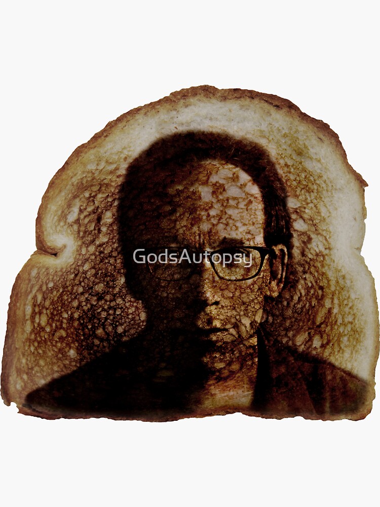 "Lawrence Krauss Miracle Toast" Sticker for Sale by GodsAutopsy | Redbubble