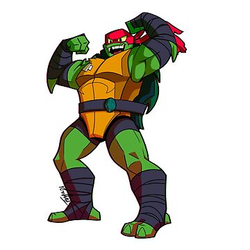 "RotTMNT Raph Hamato - Brawns" Stickerundefined by finjadrawings ...