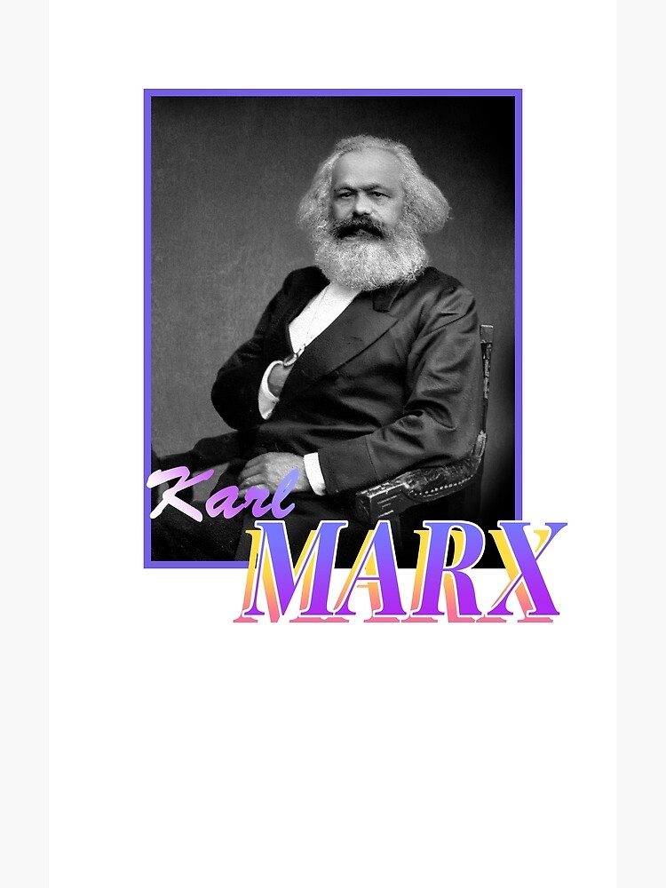Póster «Gráfico de estilo Karl Marx de los 90» de CulturePackage ...