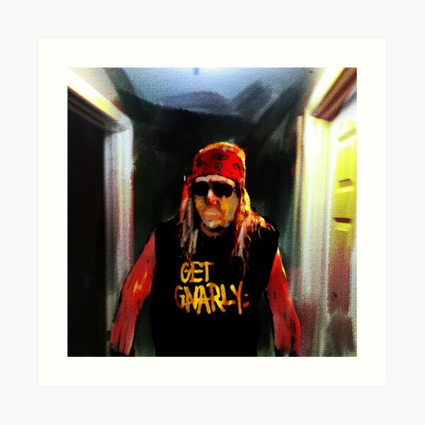 "Gnarly Man" Kunstdruck von MicahChaim | Redbubble