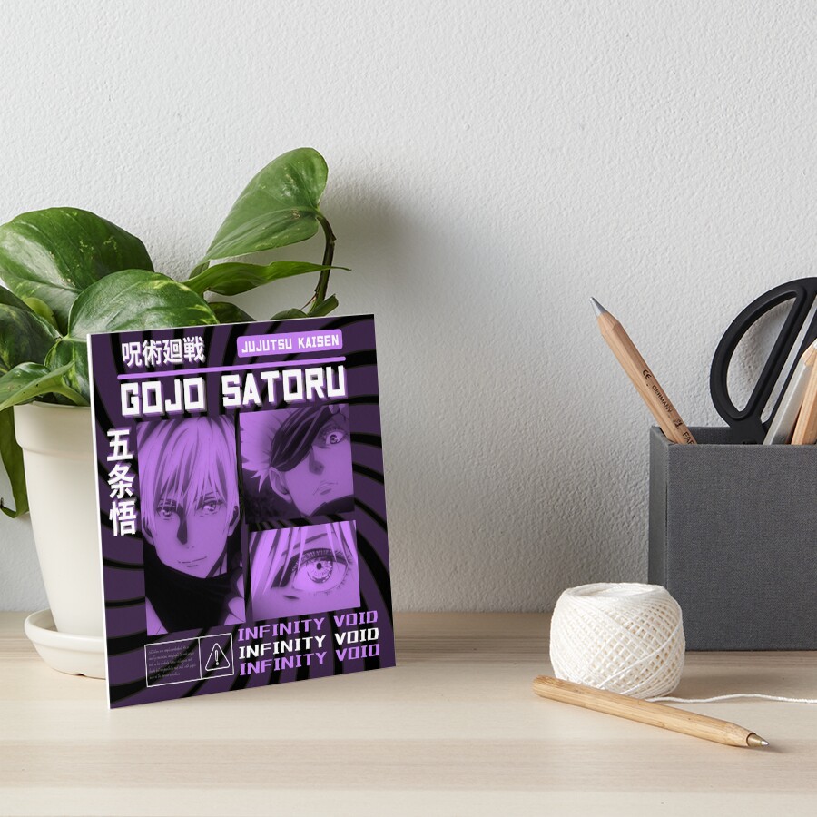 "Gojo Satoru Infinity Void" Art Board Print for Sale by ts2gamer22 ...