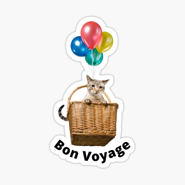 "Bon Voyage" Sticker for Sale by 1wrld | Redbubble