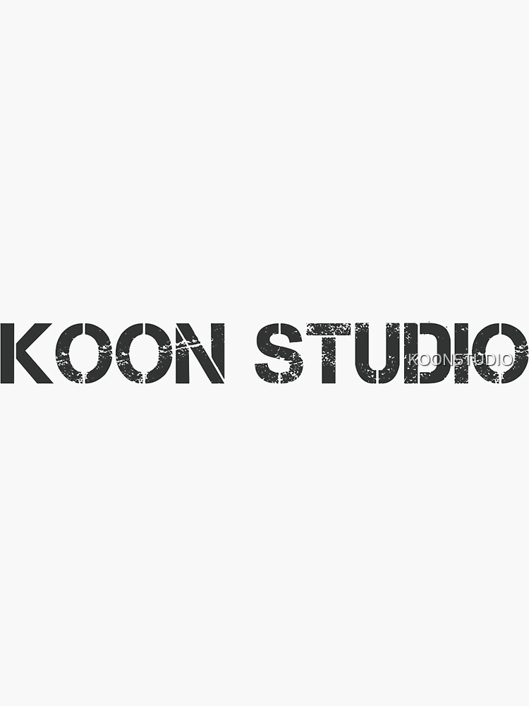 "Modern Design of Koon Studio" Sticker by KOONSTUDIO | Redbubble