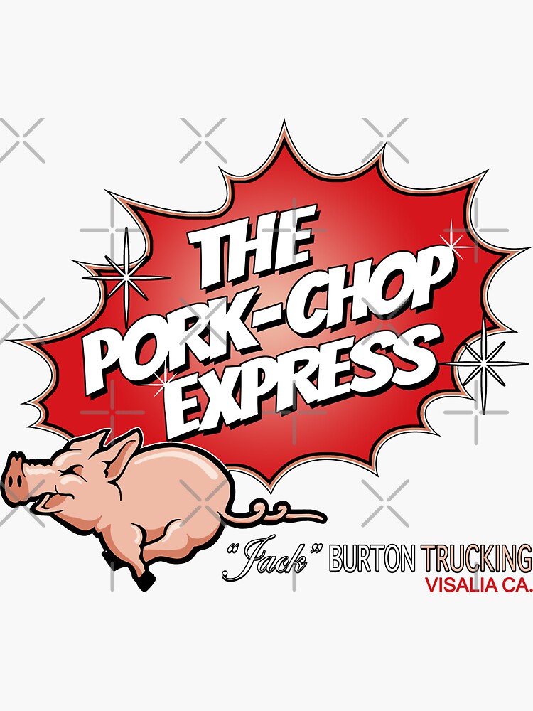 "Pork Chop Express - Bold Outline" Sticker for Sale by Purakushi ...