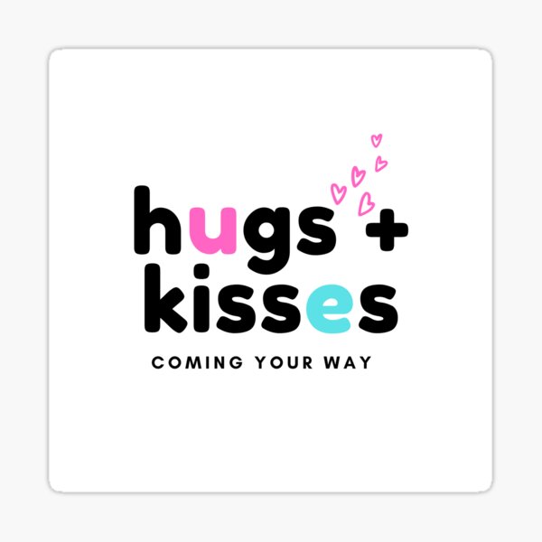 "Romantic Love Sticker | Love and Kisses" Sticker for Sale by ...