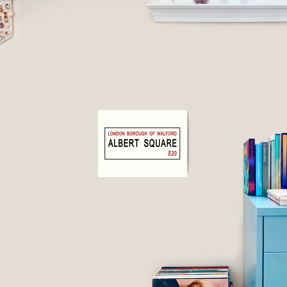 "Eastenders Albert Square Walford E20 London Sign Logo" Art Print for ...