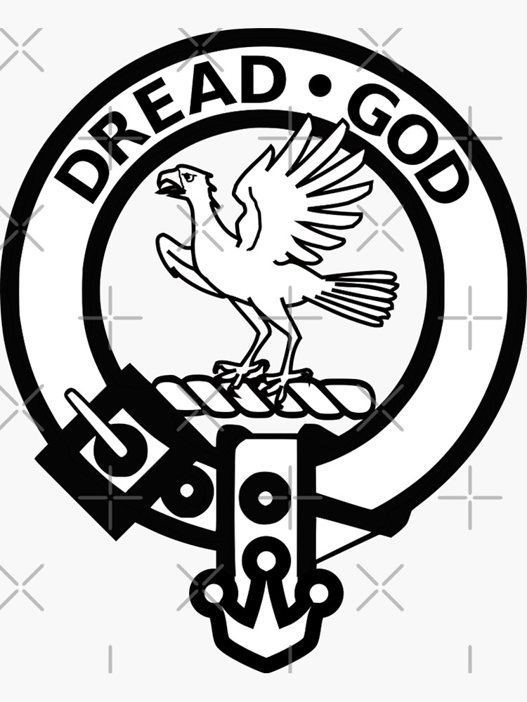 "Crest Badge of Clan Munro" Sticker by Shav | Redbubble