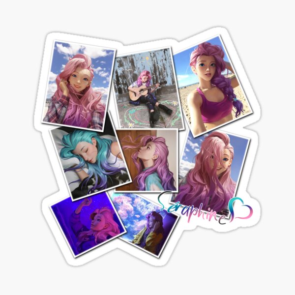 "Seraphine" Sticker by Happycrow | Redbubble