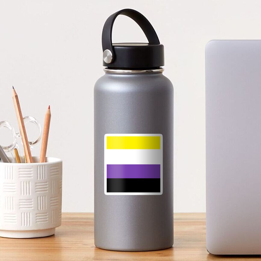 Non Binary Sticker By Lpdesignsuk Redbubble
