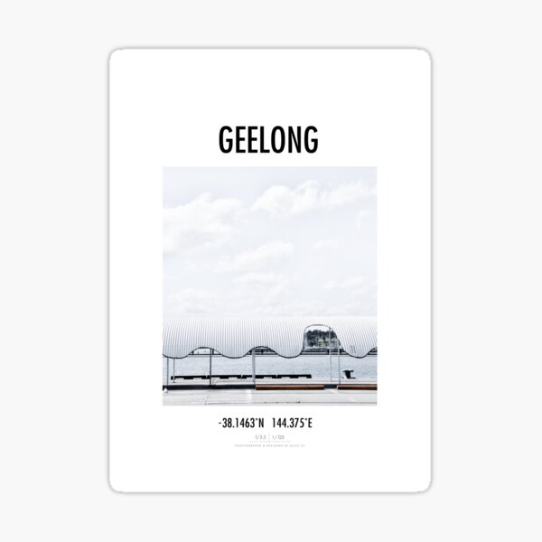 "Geelong - Landscape Photography" Sticker by aliceyudesigns | Redbubble