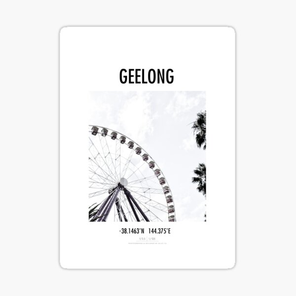 "Geelong - Landscape Photography" Sticker by aliceyudesigns | Redbubble