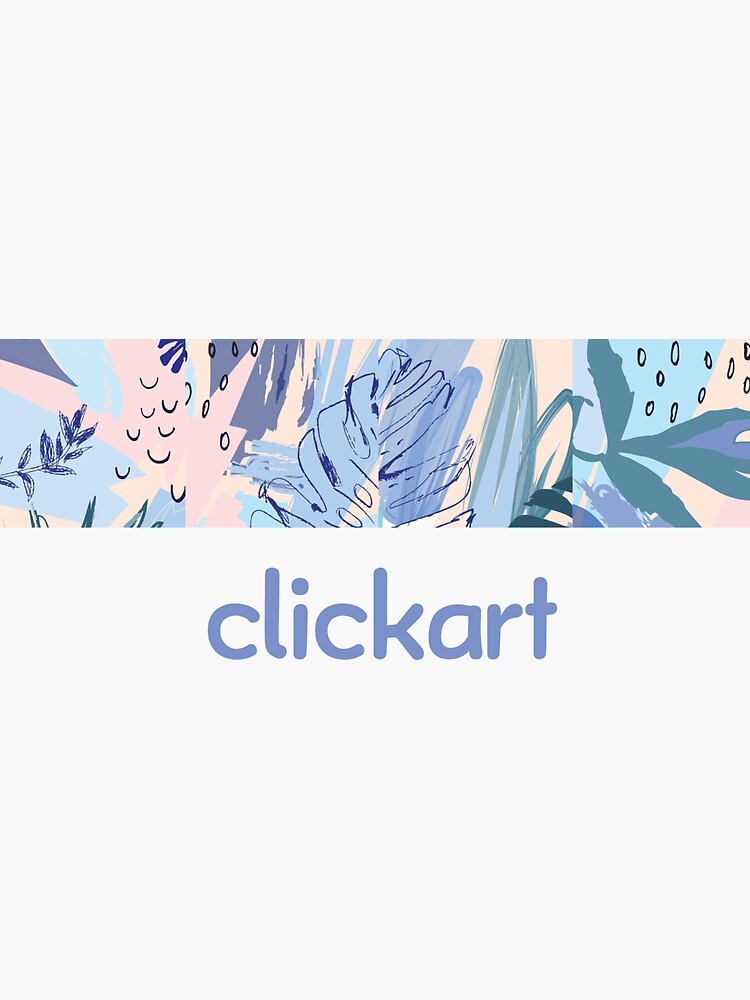 "CLICKART DUPPONGs" Sticker for Sale by DUPPONGs | Redbubble