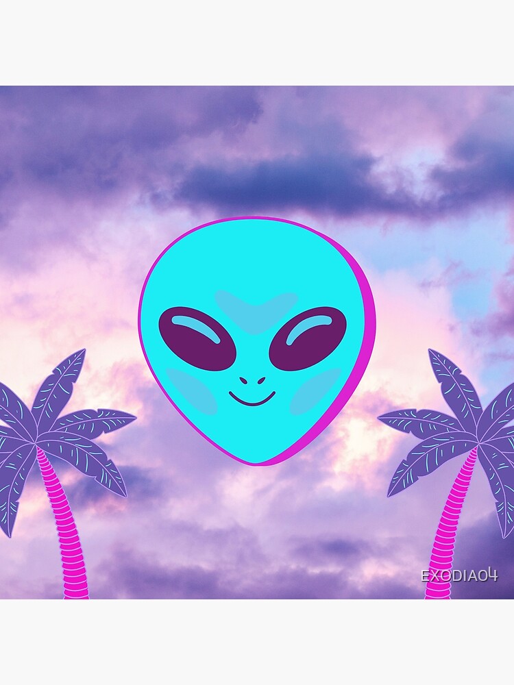 "CUTE ALIEN - VAPORWAVE" Poster by EXODIA04 | Redbubble