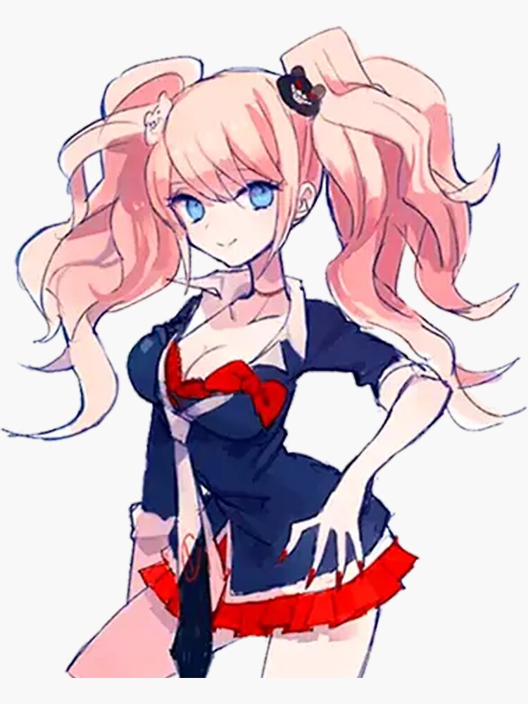 Cute Junko Enoshima Sticker By Tsumikinnie Anime Prin