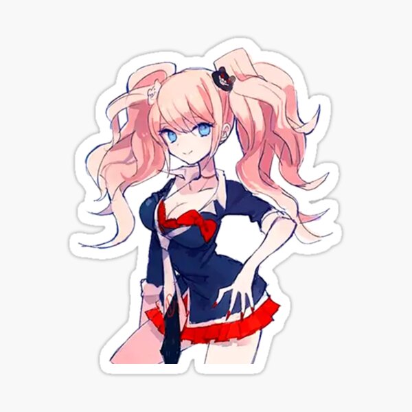 Cute Junko Enoshima Sticker Sticker By Asaiss20 Redbubble