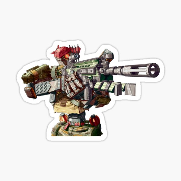 "Pathfinder Full Metal Robot skin - transparent background" Sticker for ...