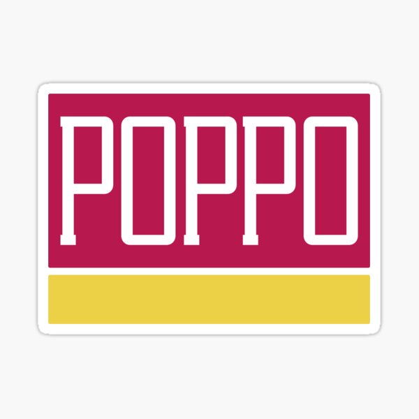 "Poppo Mart" Sticker for Sale by Deekman | Redbubble