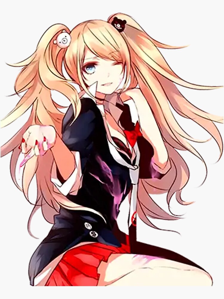 Cute Junko Enoshima Sticker Sticker By Asaiss20 Redbubble