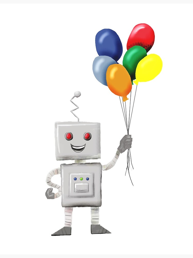 Póster «Robot feliz» de Lawendrinkstea | Redbubble