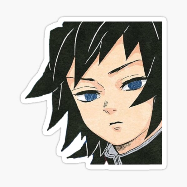 "Demon Slayer-Giyuu Tomioka" Sticker by BellaReii | Redbubble