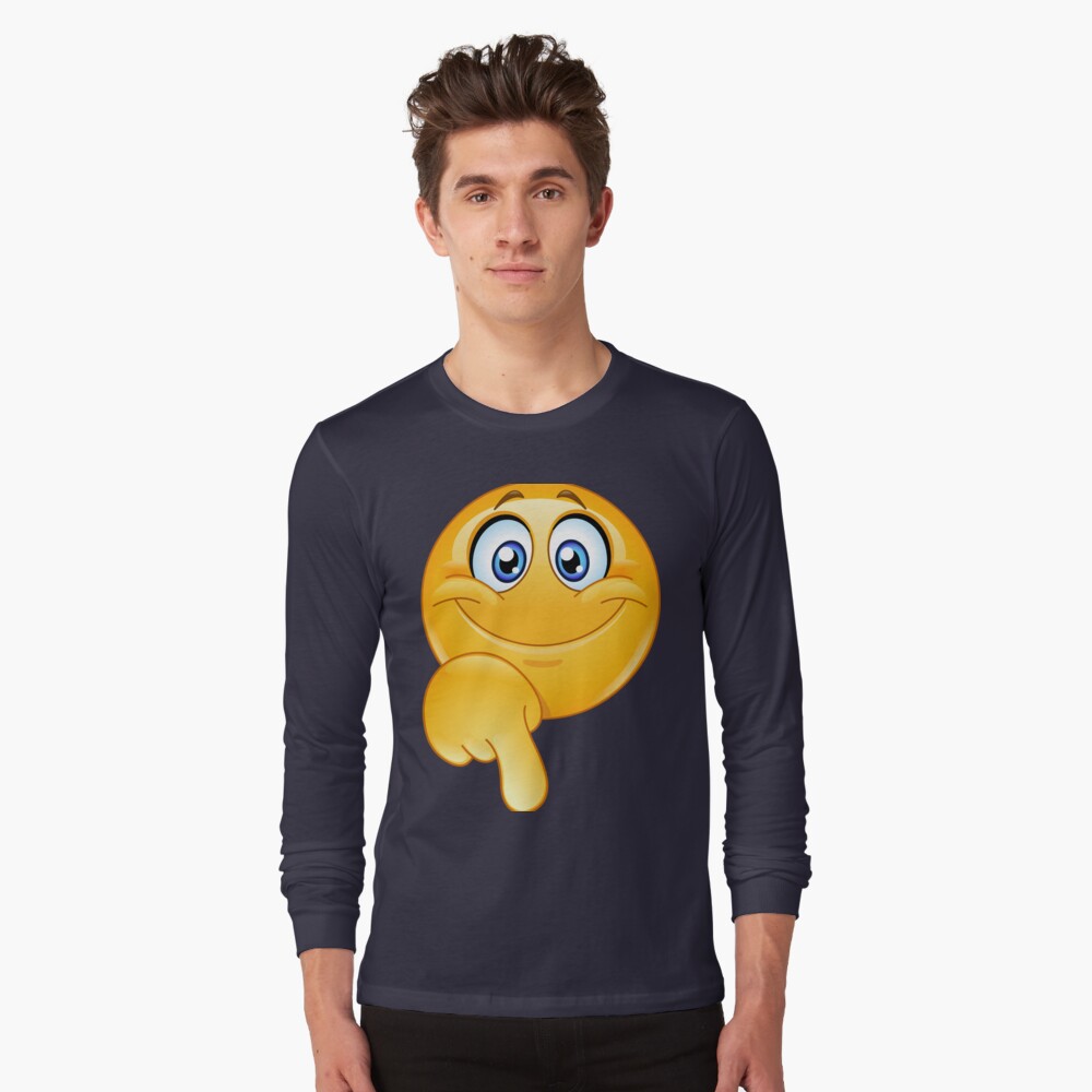 "Emoji emoticon pointing down" Sticker for Sale by yayayoy | Redbubble