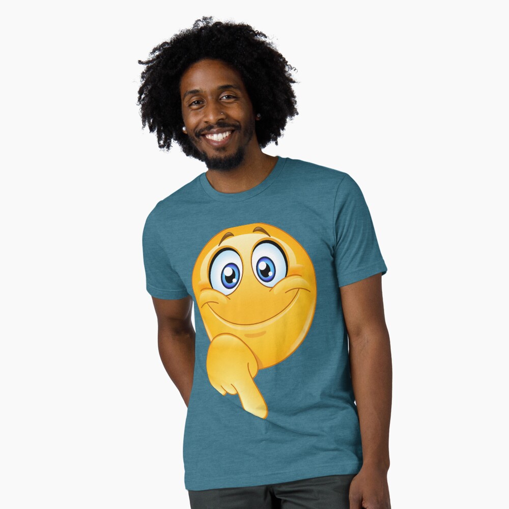 "Emoji emoticon pointing down" Sticker for Sale by yayayoy | Redbubble