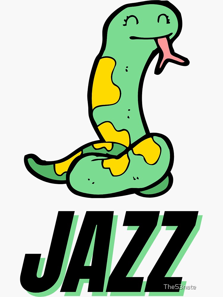 "Snake Jazz" Sticker by TheS3nate | Redbubble