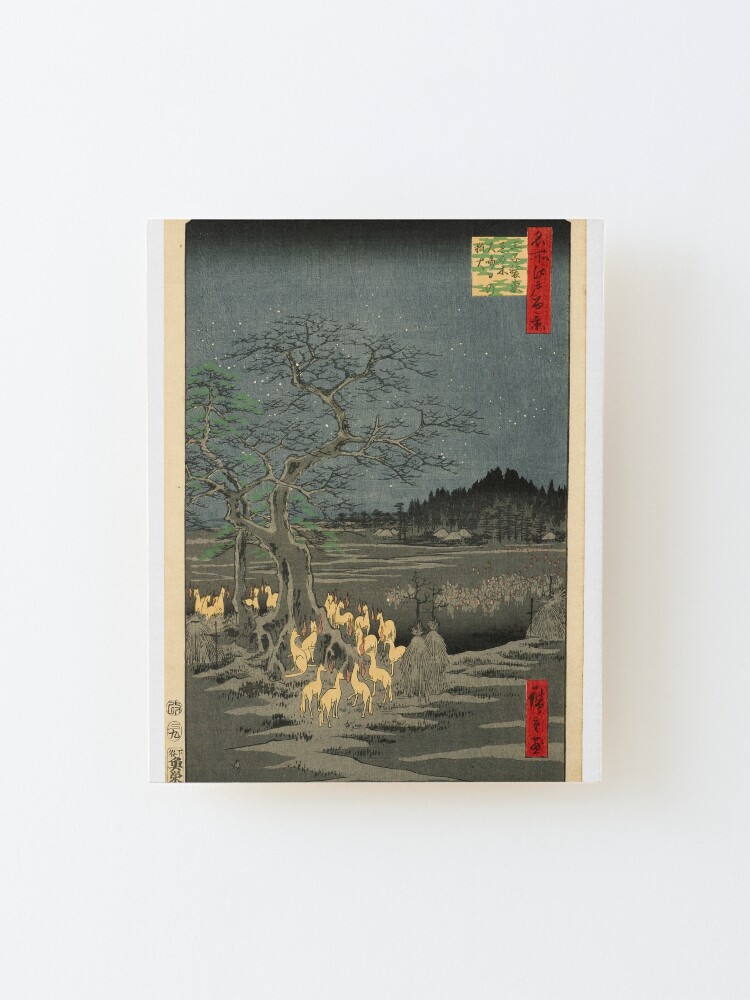 Hiroshige Utagawa Hiroshige New Years Eve Foxfires At The Changing