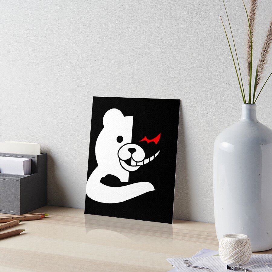 "Danganronpa Monokuma Mask" Art Board Print by asaiss20 | Redbubble