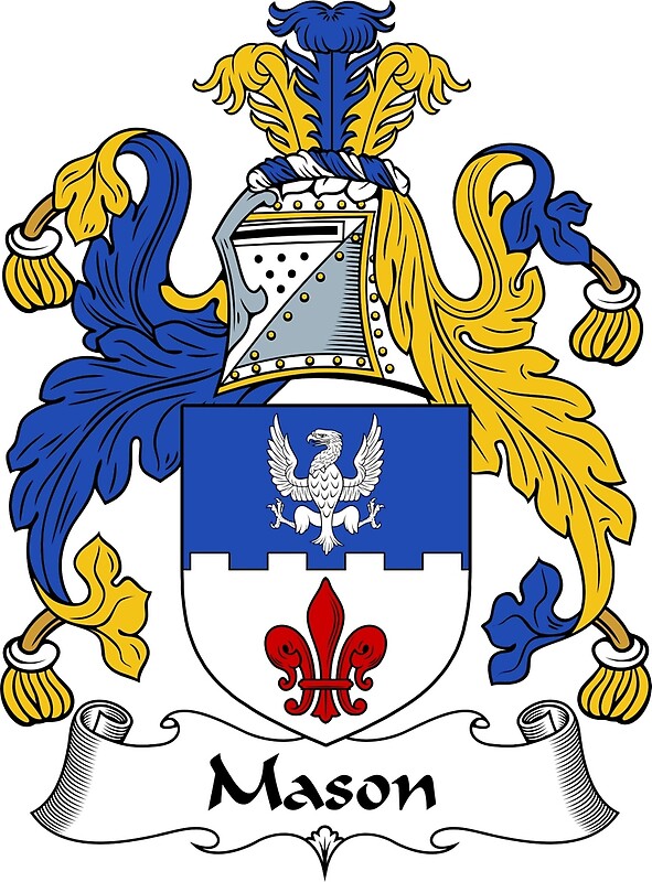 "Mason Coat of Arms / Mason Family Crest" by ScotlandForever | Redbubble