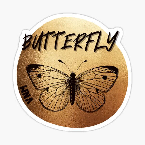 "Butterfly by VNM" Sticker for Sale by vodkaneedsme | Redbubble